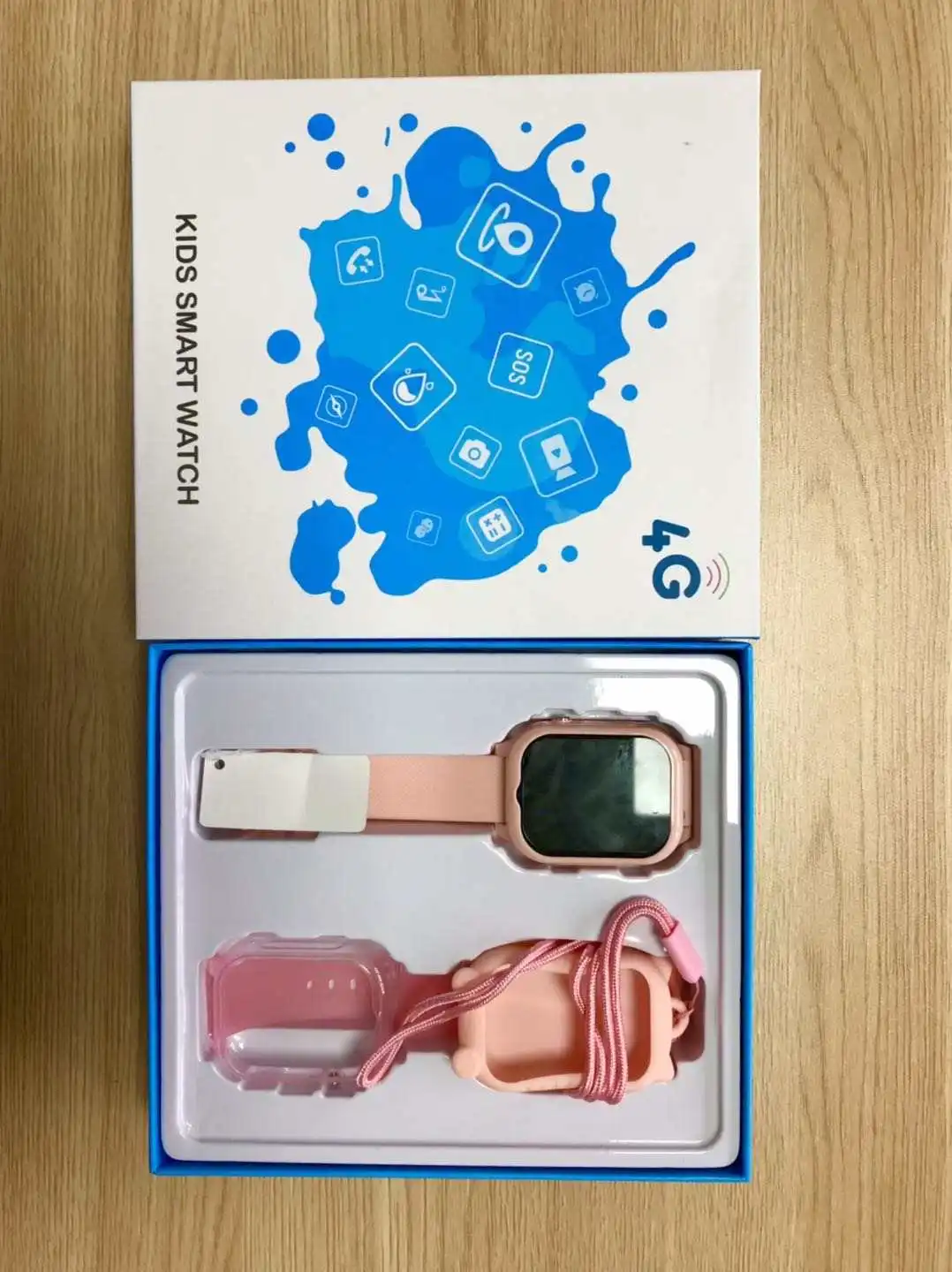 4g Kids Smart Watch With Gps And Video Call Sos Kid Watch Sim Card ...