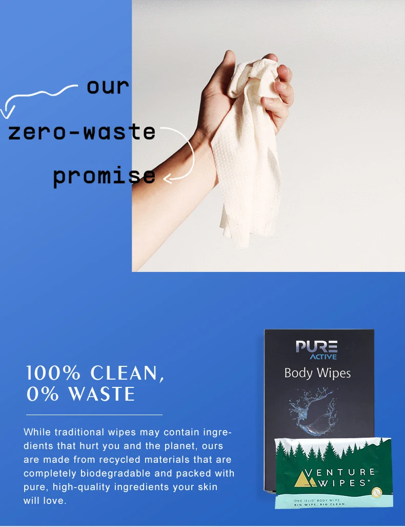 High Quality Disposable Rinse Free Soft Biodegradable Tissue Body ...