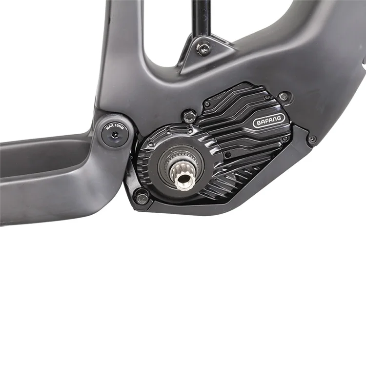 Carbon Ebike Frame with Full Suspension & Bafang M600 Motor