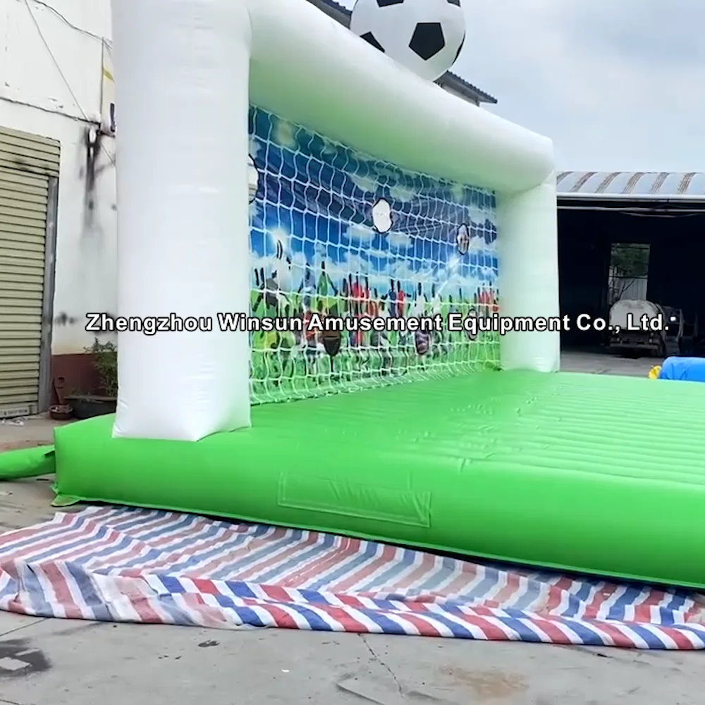 Carnival Inflatable Soccer Goal Football Shoot Game Football Penalty ...