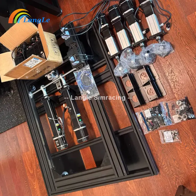 4 Axis Platform Kits for VR Game VR Car Driving Simulator Dynamic Sim ...