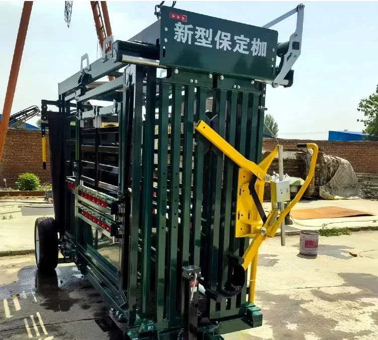 Heavy-duty Automatic Manual Cattle Squeeze Chute with Scales