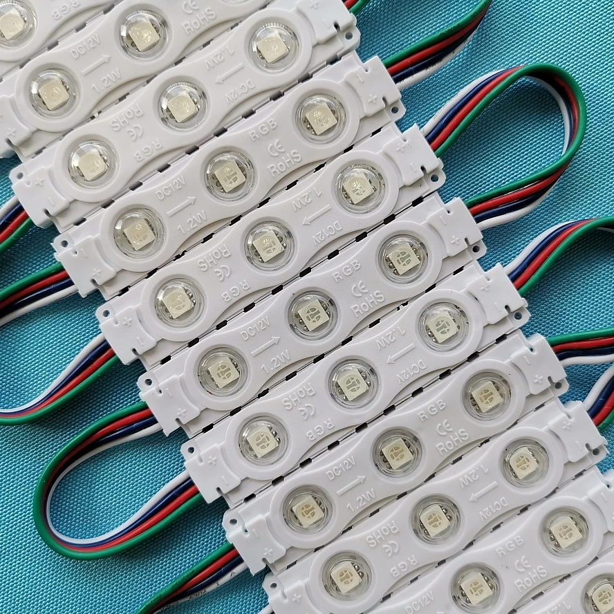 RGB LED Light Module for signs letters SMD 5050 Waterproof RGB DC12V 1W ...