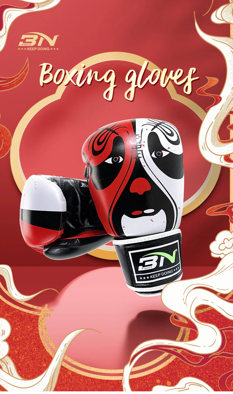 Bn Boxing Gloves Men Women Mma Kickboxing 10oz Punching Bag Mitts 12oz ...