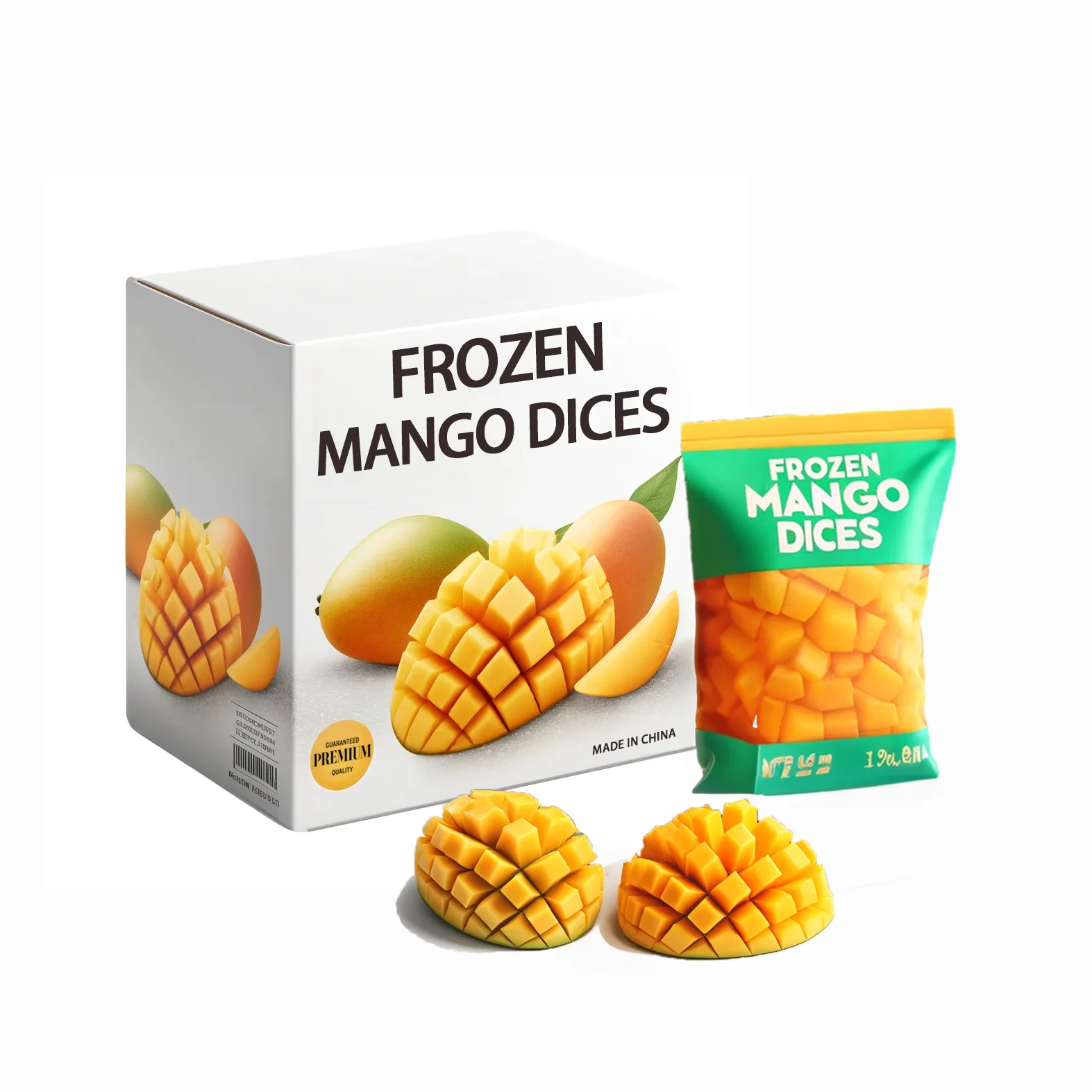 Outshine Mango Tajin Thailand IQF Frozen Mango Fruit Slice Durian Bulk ...