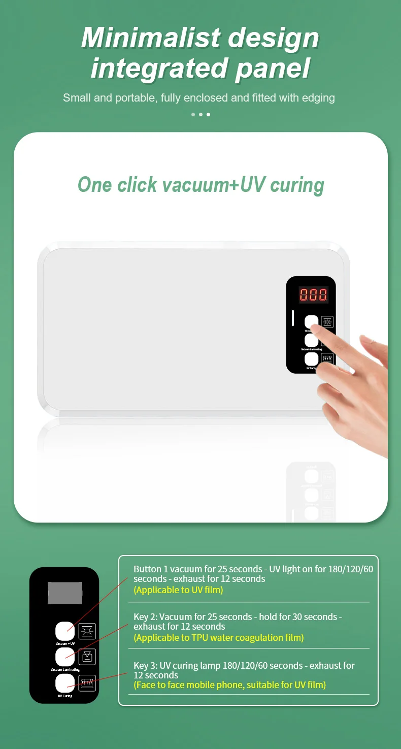 Automatic UV Film Mobile Screen Protector Applicator Machine for All ...