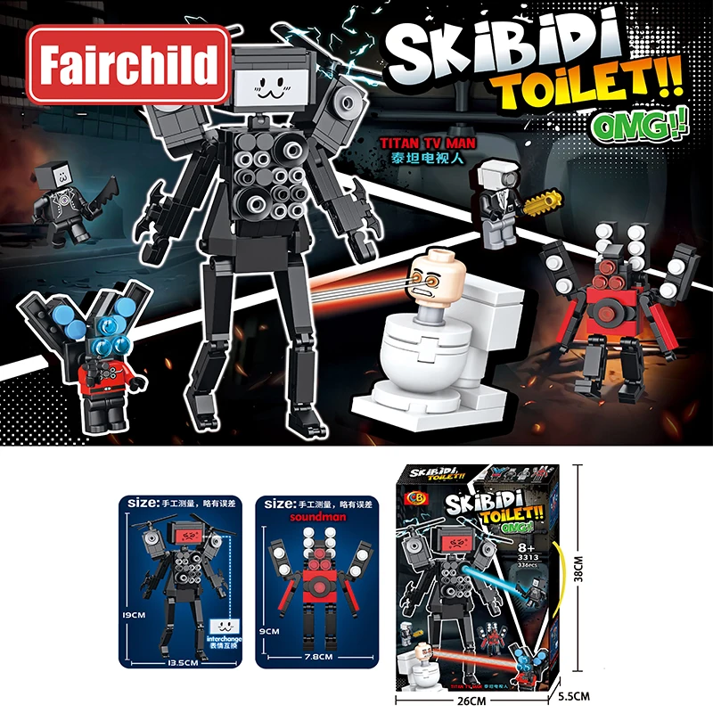 2024 Mutation Titan Camera Man Titan Sound Man Skibidi Toilet Action ...