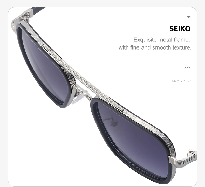 Luxury Brand Double Bridge Metal Sunglasses Woman Men Alloy Frame Polit ...