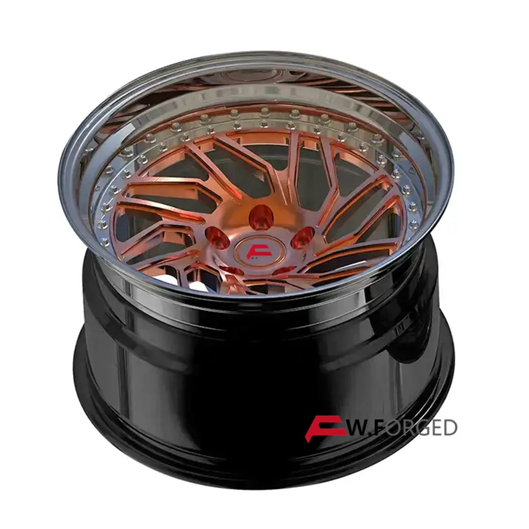 Luxury Car Wheels 18 19 20 21 22 Inch 2-piece Deep Lip Forged Wheels ...