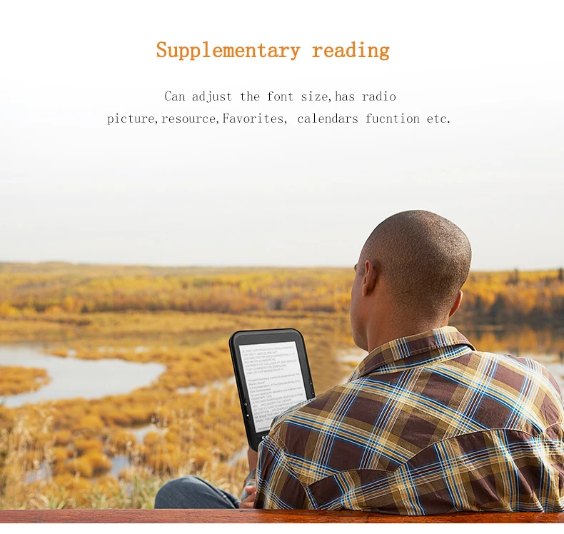 BK-6006 E Ink Screen E-Reader - 6inch Ebook Reader with Linux