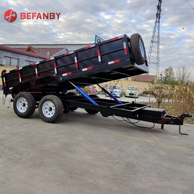5 Ton Flatbed Trailer with Side Board - Durable & Versatile