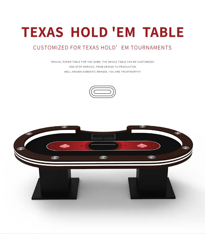 Yh Modern High Quality Led Poker Gaming Table De Poker Professionnel ...