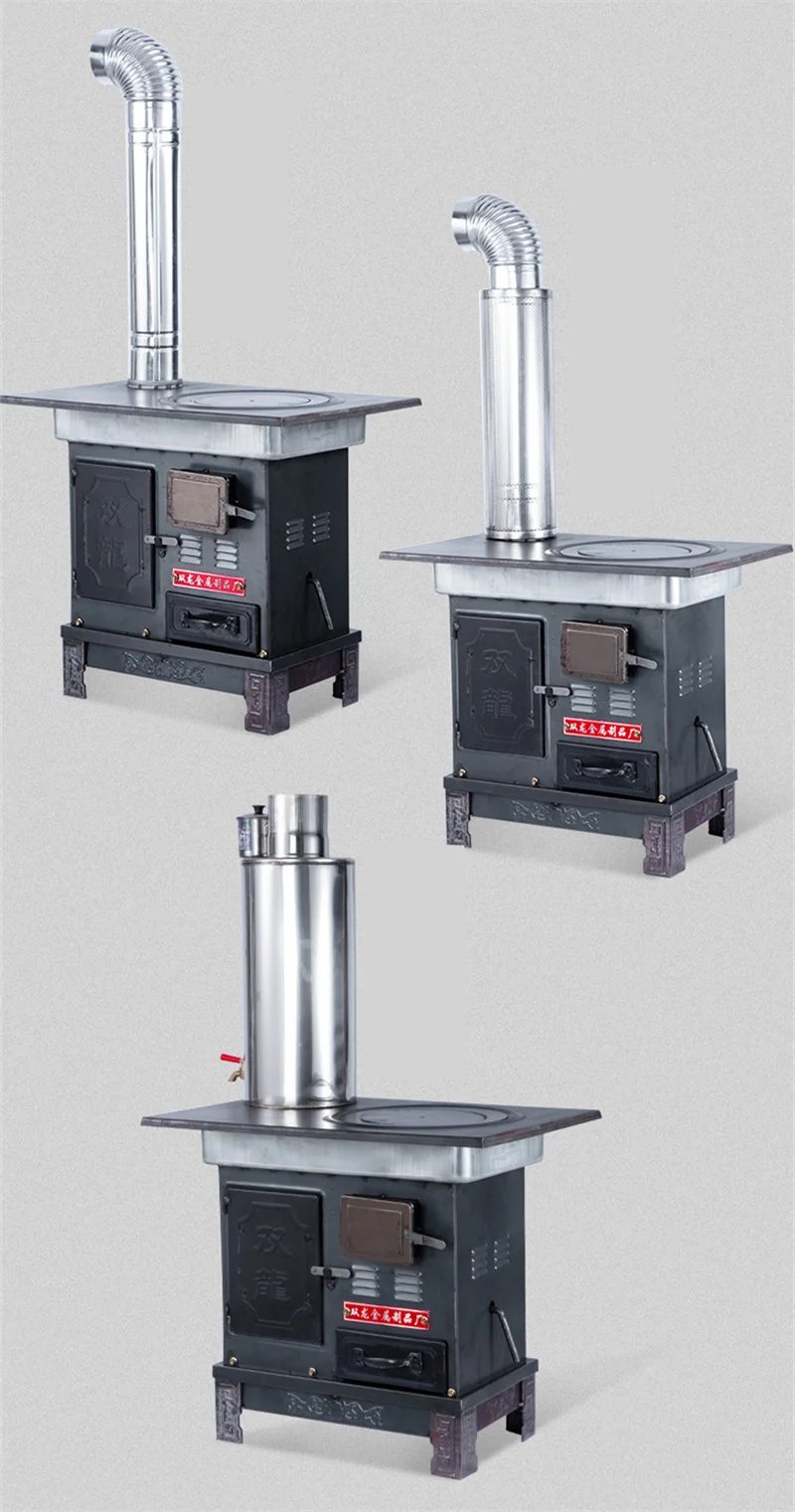 Rural Household Indoor Heating Stove Energy-saving Firewood Burning ...