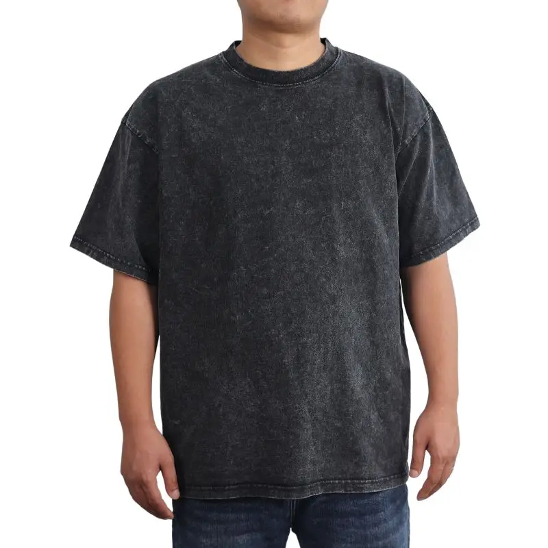Custom Cut And Sew T Shirt 100 Cotton Graphic Printing Heavyweight