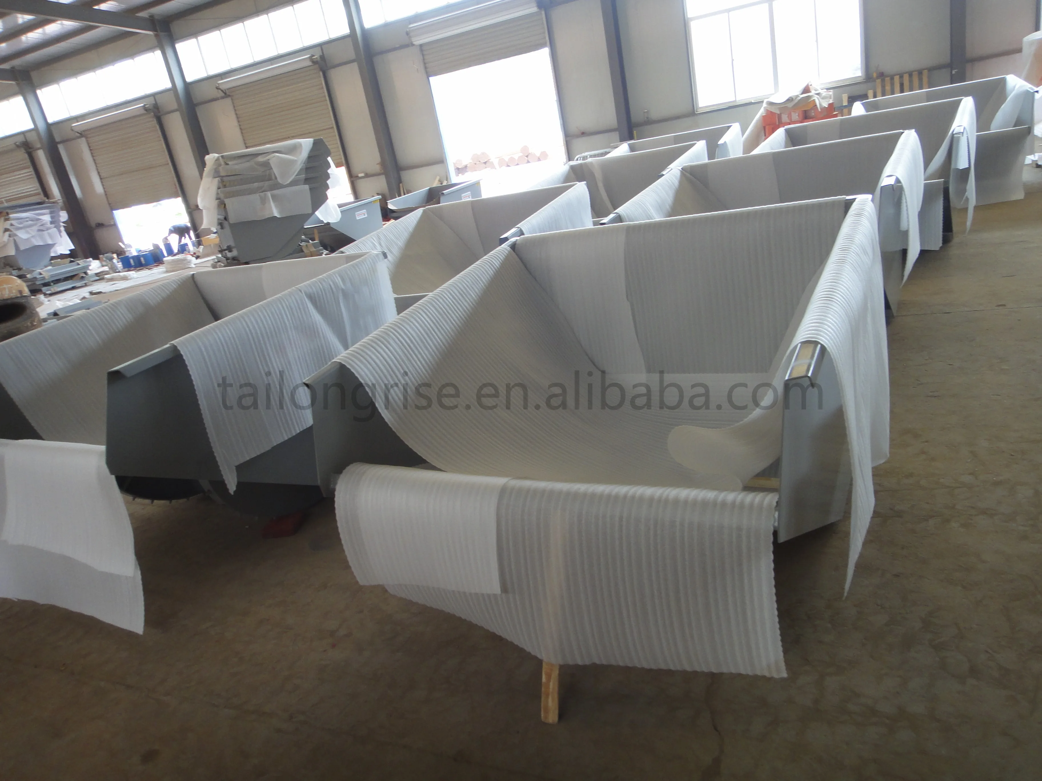 Steel Dumping Hopper Dumpsters Tipping Bin,4000lbs Capacity 3 Cu.yards ...