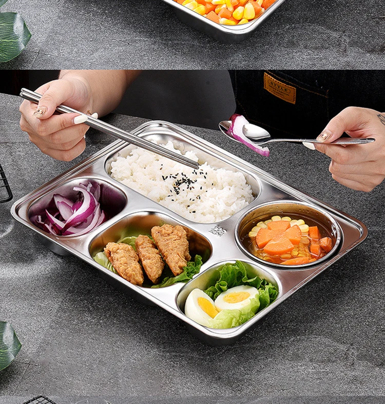 Indonesia Custom Food Tray SUS 304 - Eco-Friendly Dinnerware