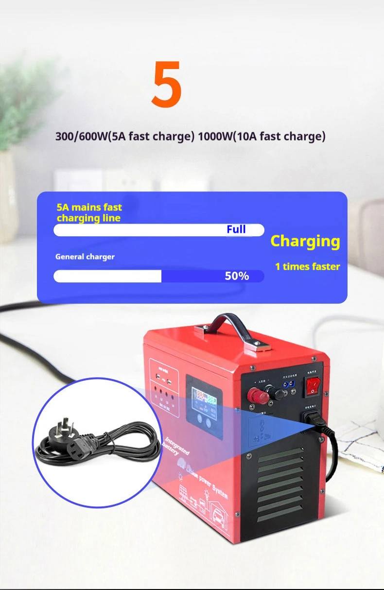 Portable Outdoor Lithium Battery Solar Power 5V12.8V 50Ah 100Ah 200Ah ...