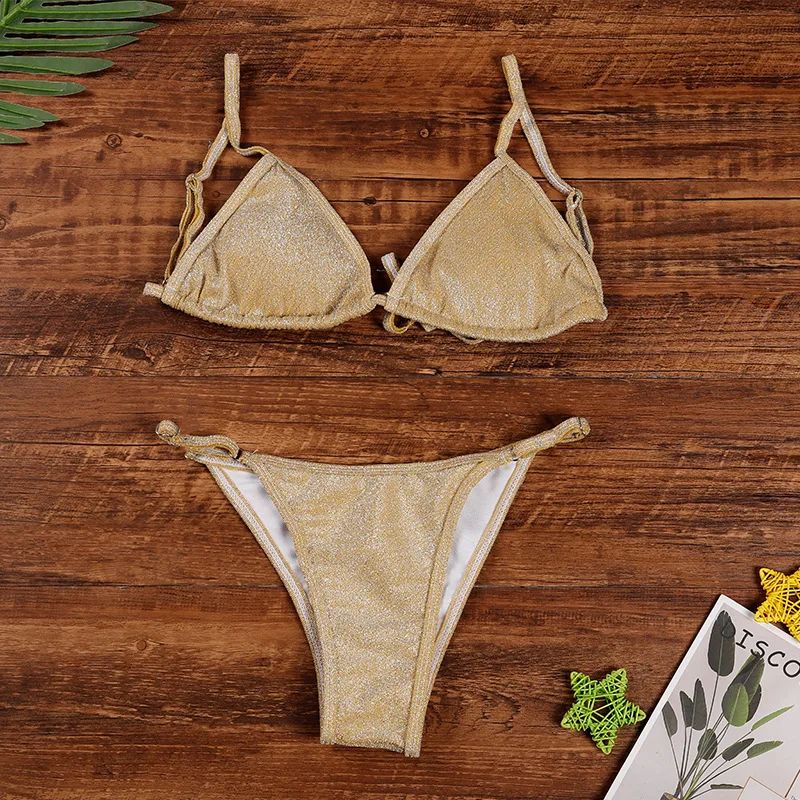 New String Micro Bikini Low-waistline Sexy Swimwear & Beachwear Women ...