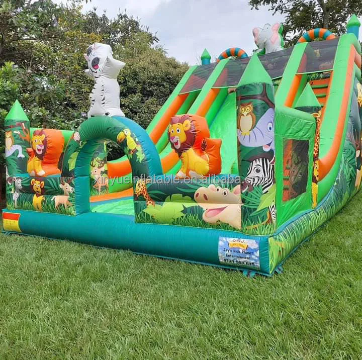 Unisex PVC Inflatable Castle Slide Newly Designed Bouncy Castles with ...