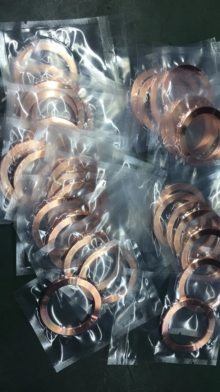 Vacuum Sealing Copper Gasket For Cf Kf Iso Flanges - Buy Copper O-ring ...