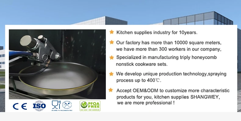 Pfas Free Ceramic Coating 304 Stainless Steel Cookware Cooking Ceramic ...