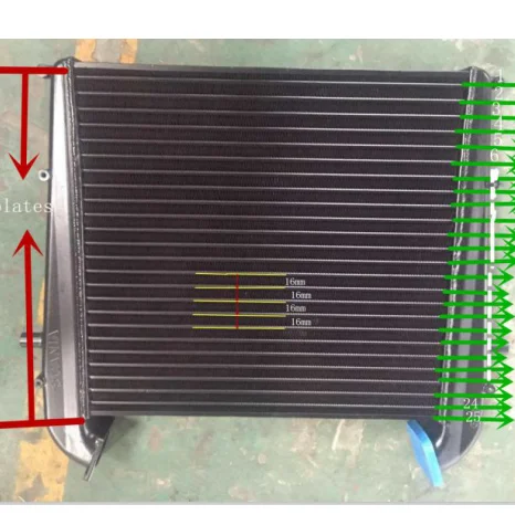 96912 1100086 524305 Intercooler for SCANIA TRUCK G P R T