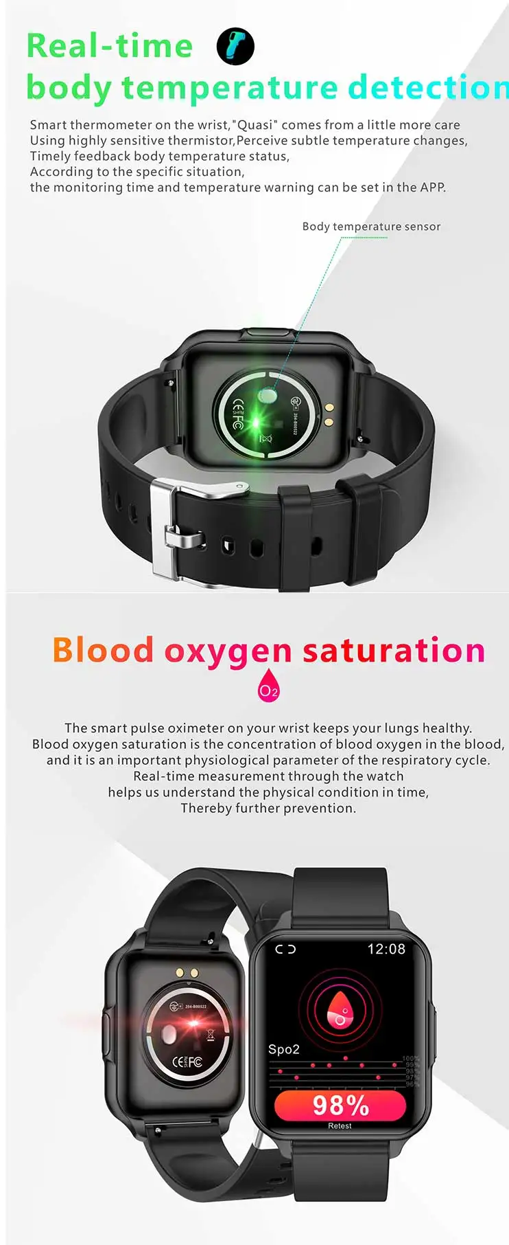 Waterproof Android Q26 PRO Smart Watch - Fitness & Style