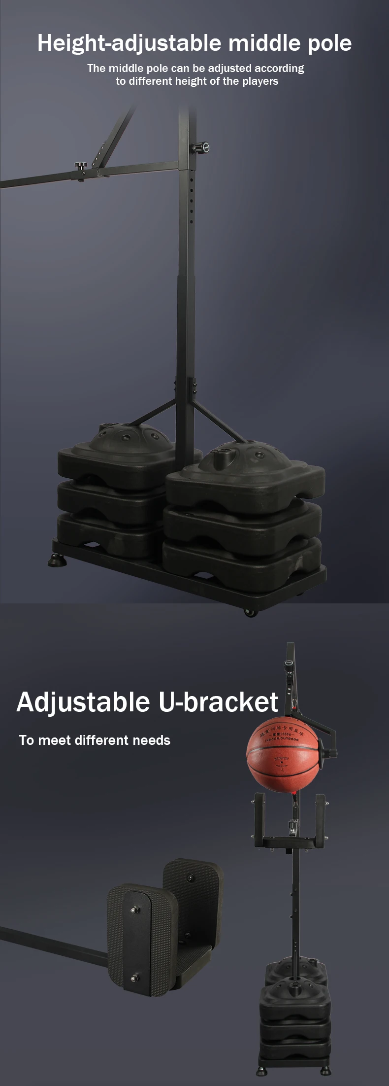 2025 Newest Basketball Shooting Trainer with Base and Wheel