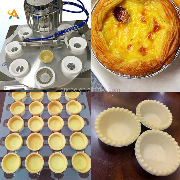 Automatic Egg Tart Forming Maker Dough Press Pie Crust Tart Making ...