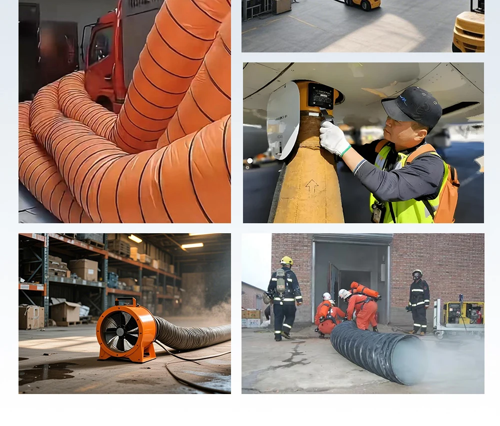 Explosion Proof Antistatic Flexible Ventilation Duct Hose for Chemical ...