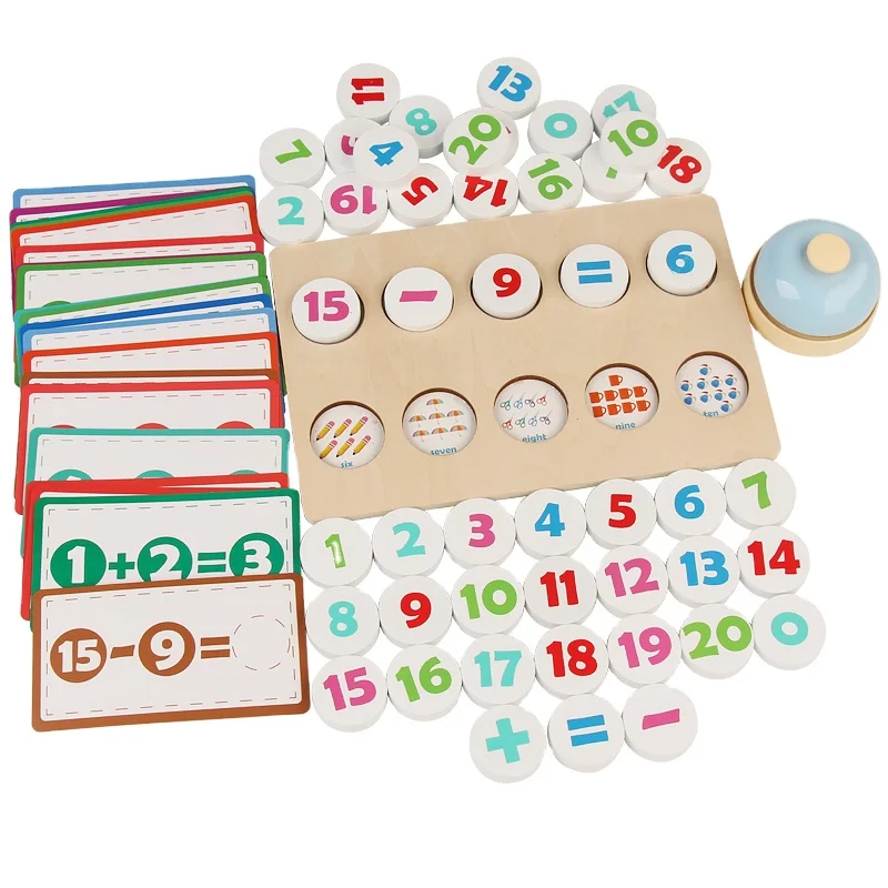 Digital Operation Card Color Numbers Counting Toy Children Calculate ...