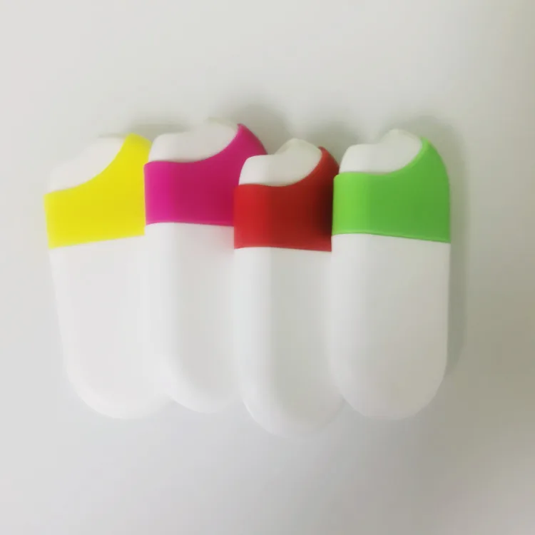 Free Sample 10ml 20ml Clear White Plastic Credit Card Pocket Size Empty ...