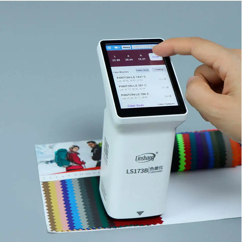 LS173B Smart Touch Screen Colorimeter Digital Colorimeter Color ...