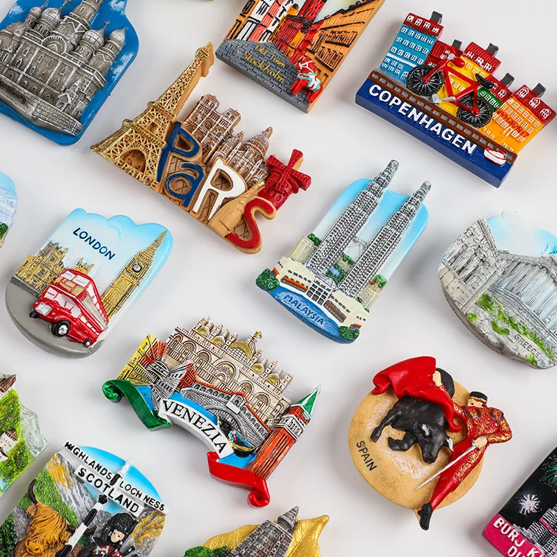 Custom Country Cities Tourism Souvenirs - Fridge Magnets