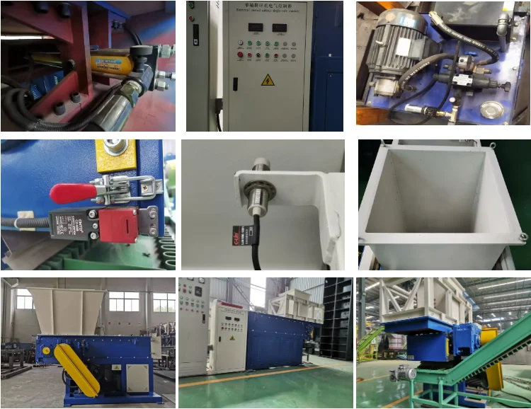 Pe Lump Single Shaft Shredder Machine Automatic Metallurgy Equipment ...