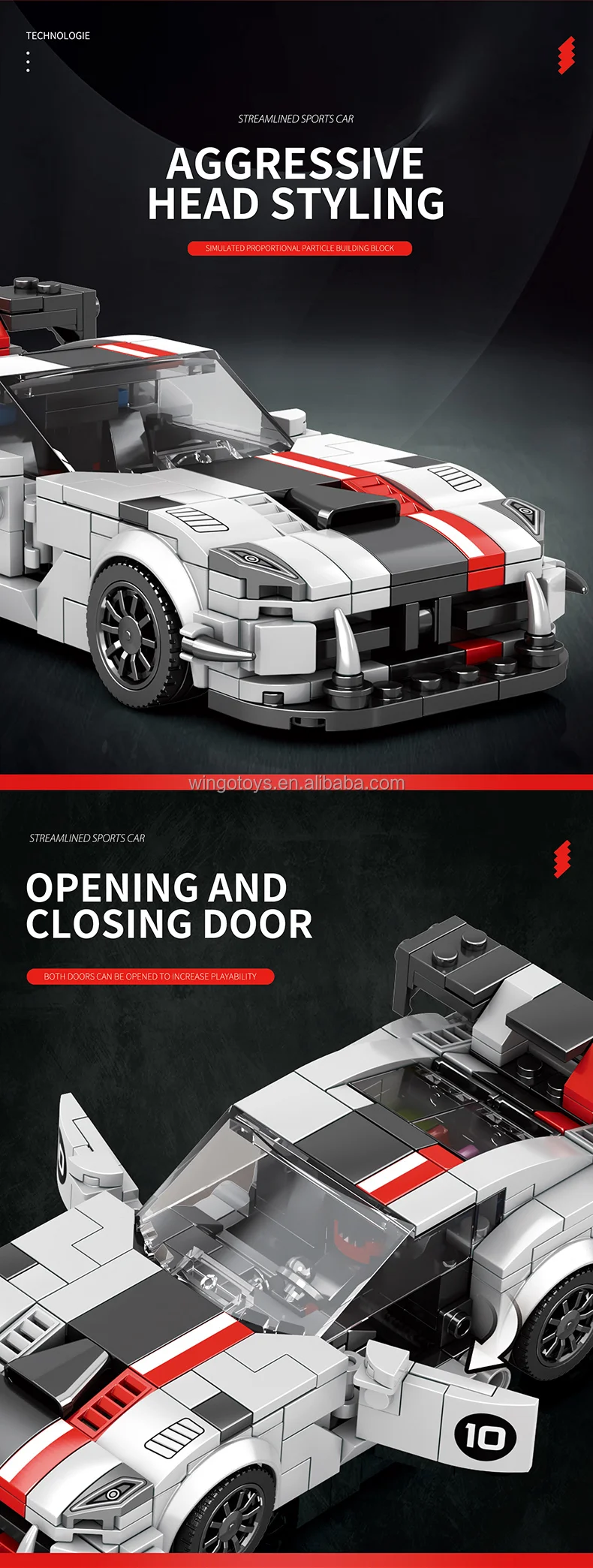 Wholesale Hot Selling Building Blocks Car Assembly Toys Simulation ...