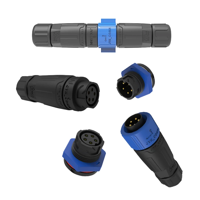 Factory Manufacture Self Lock 5 Pin Bulkhead Cable Outdoor Ip68 Ip67 ...