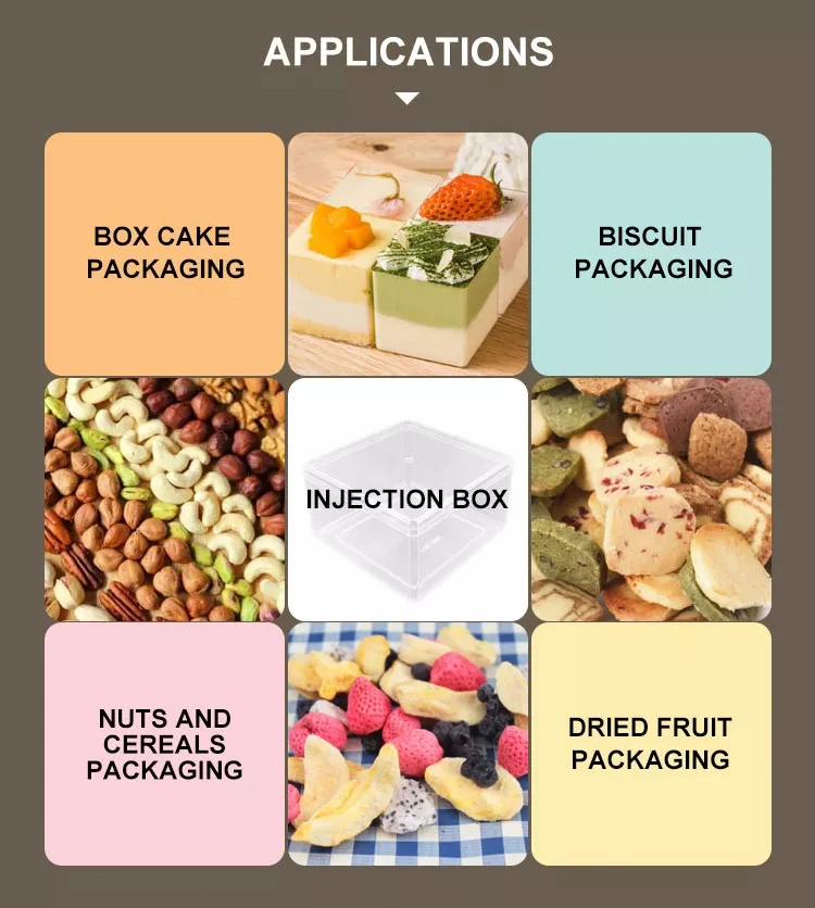 Transparent Tiramisu Box - Perfect for Dessert Packaging