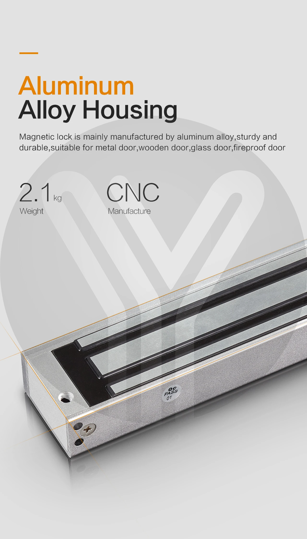 YLI YM-280NT(LED) Electromagnetic Door Lock for Access Control