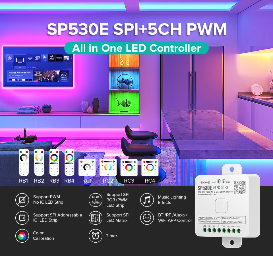 SP530E All in One LED Controller - Smart Lighting Solutions
