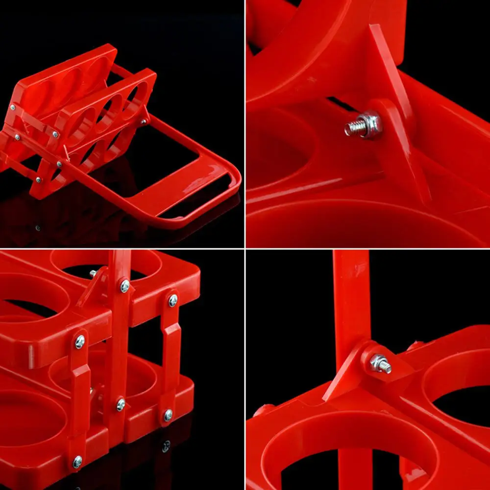 Portable Plastic Beverage Carrier - 6 Pack Beer Rack