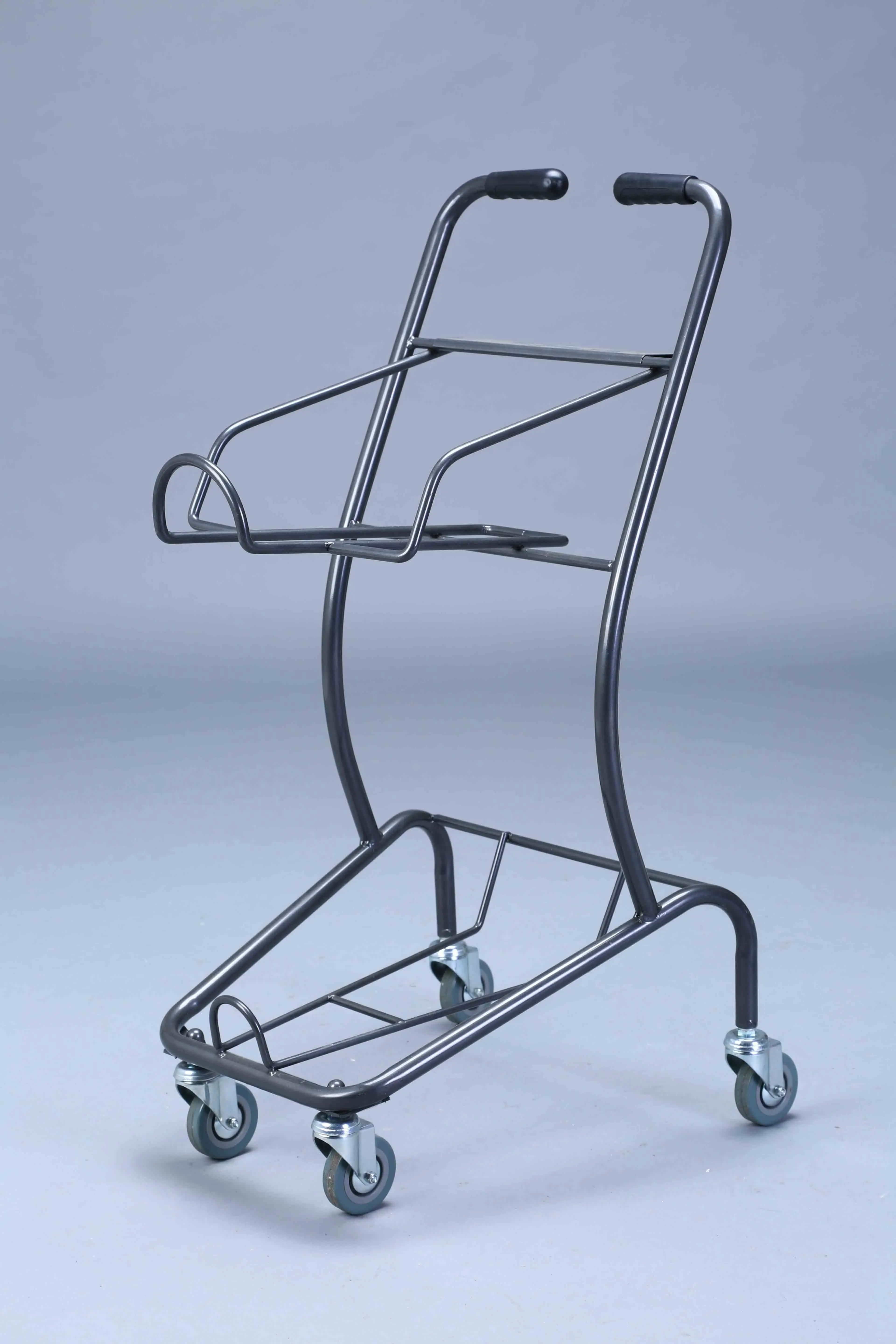 China Cheap Four Wheels Basket Trolly Shopping Cart Shopping Basket ...