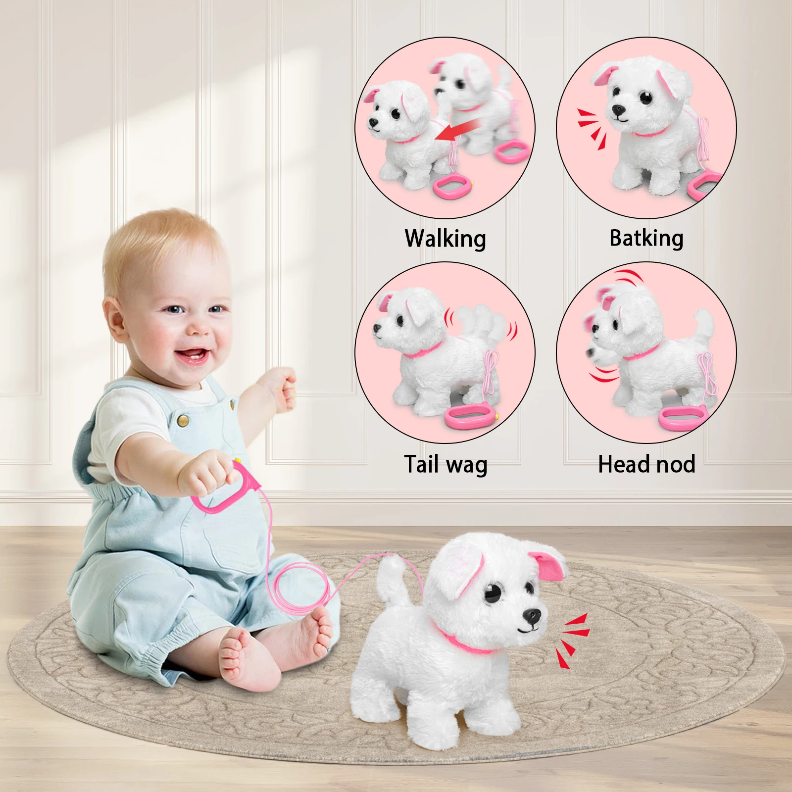 Wholesale Kawaii Dog Stuffed Animals Plush Toy Cartoon Singing ...
