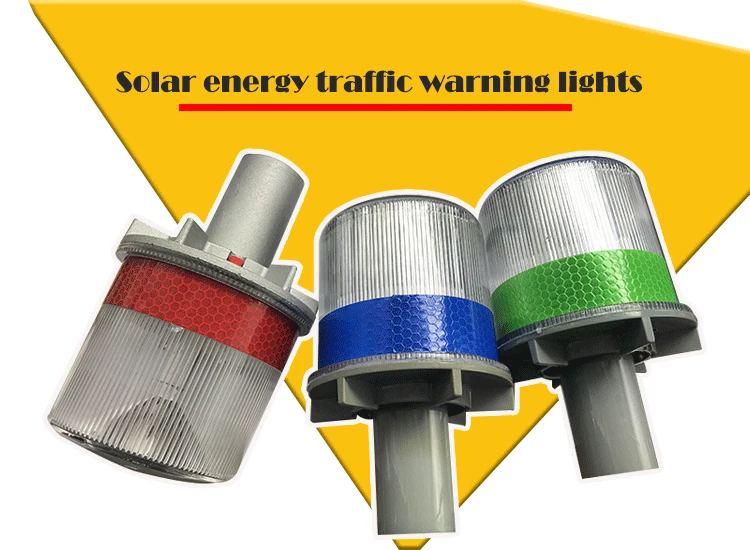 2024 LED Traffic Solar Barricade Flashing Beacon Blinker for Warning ...