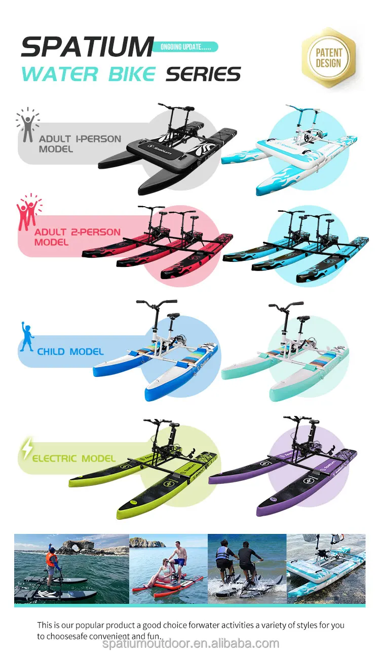 Spatium New Design Kids Driving Sea Inflatable Floating Bicycle Kids ...