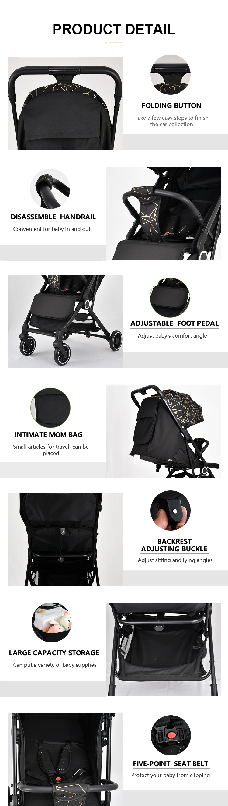 En1888 Approved Wholesale Custom Baby Carriage High Quality Lightweight ...