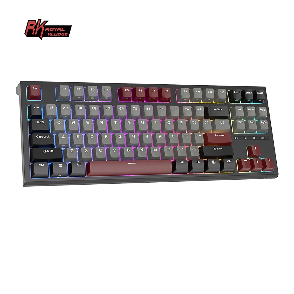 Royal Kludge Rk R87 Teclado Gamer Keyboard Tkl Wireless Multimedia ...