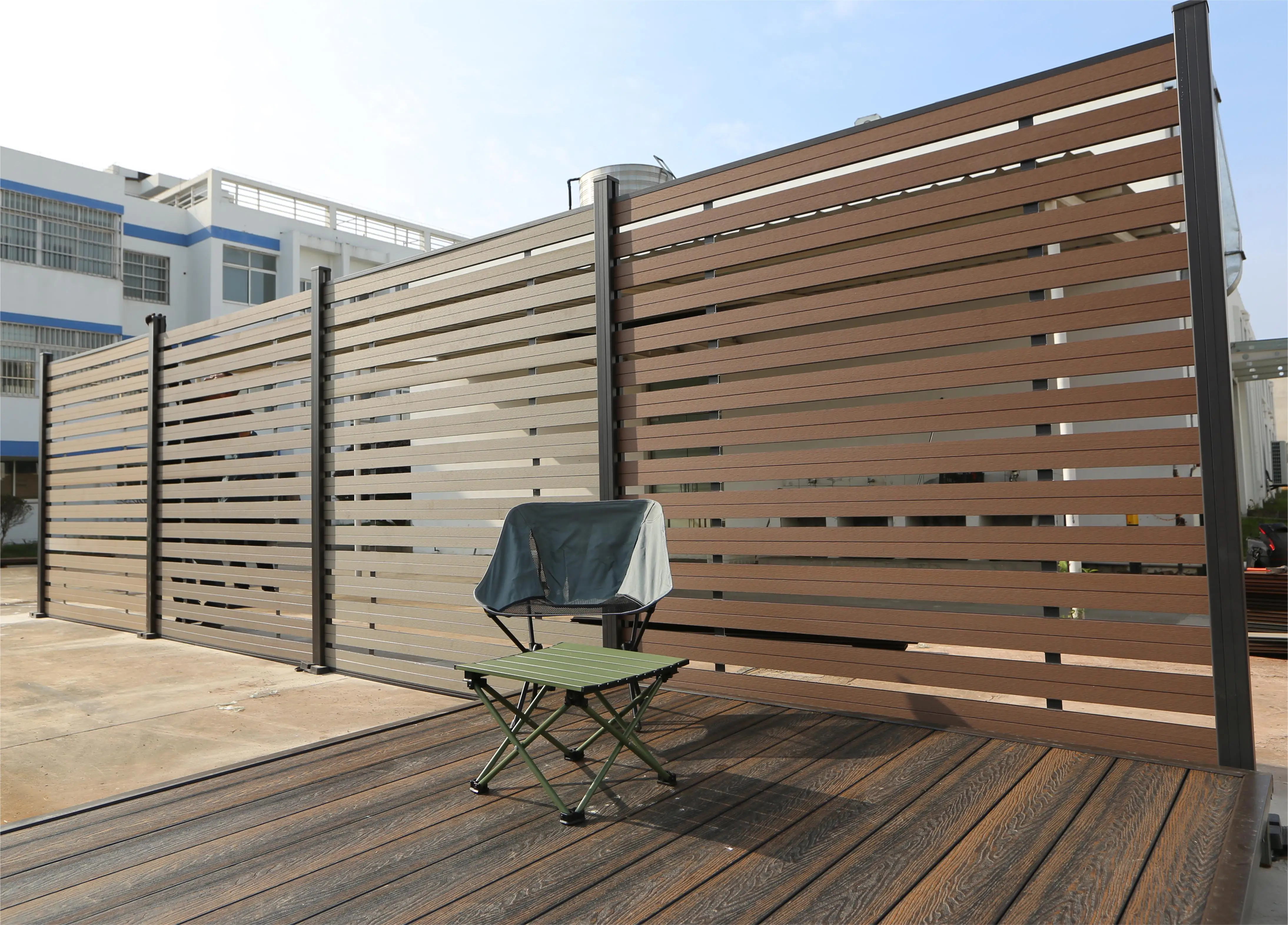 Durable WPC Fence Panels - Semi-Privacy Aluminum Solutions