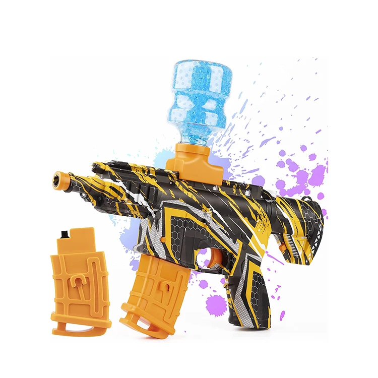 M416 Electric Gun Toy Water Beads Glasses Shooting Team Game Splatter ...