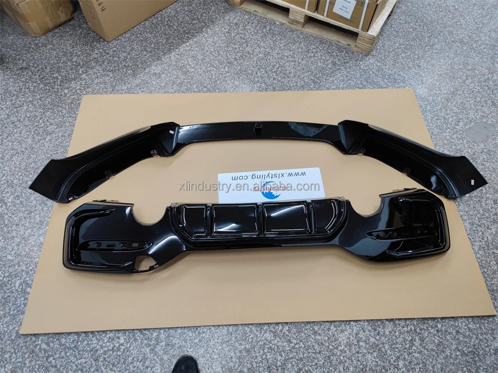Car Bodykit Plastic Abs M-performance Mp Front Bumper Splitter Lip Rear ...